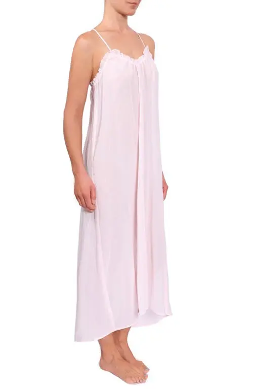 EVERYDAY RITUAL Ruffle Nightgown - Blush Pink