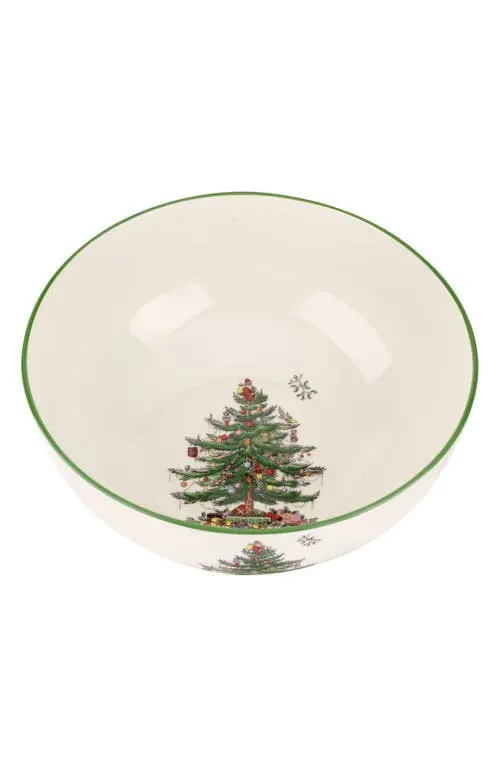 SPODE Christmas Tree Serving Bowl - Green