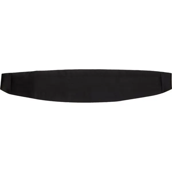 Zegna Pleated Silk Cummerbund - Black