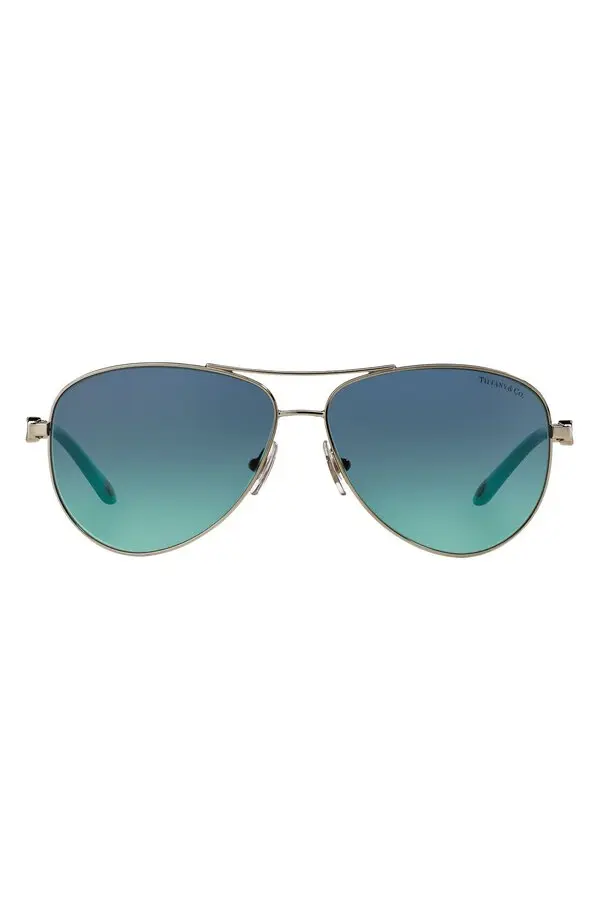 Tiffany & Co. Embellished Aviator Sunglasses