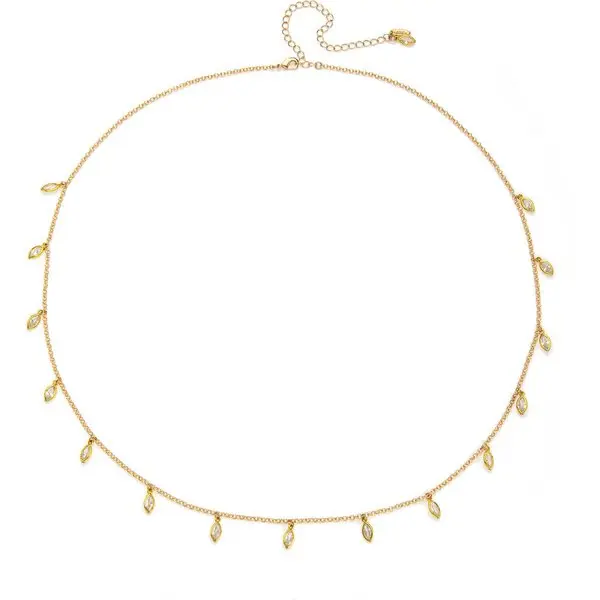 Ettika Crystal Charm Chain - Gold