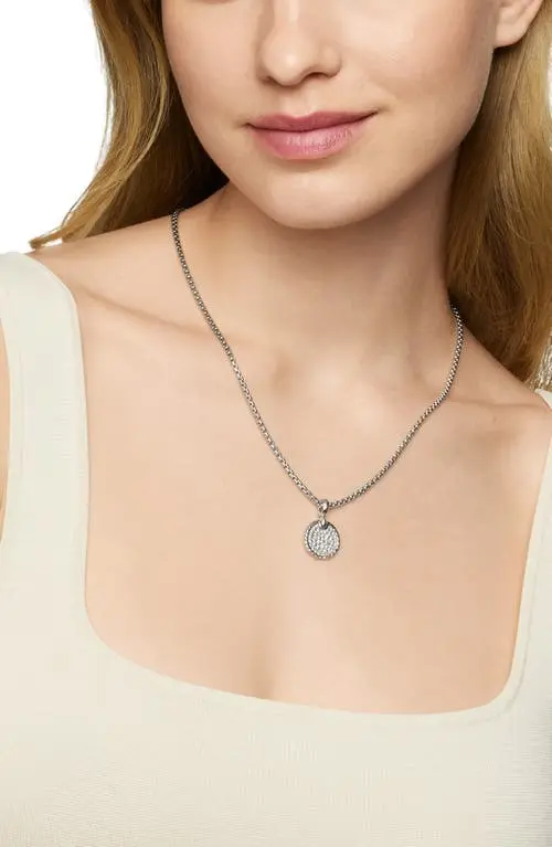 David Yurman Elements® Diamond Disc Pendant