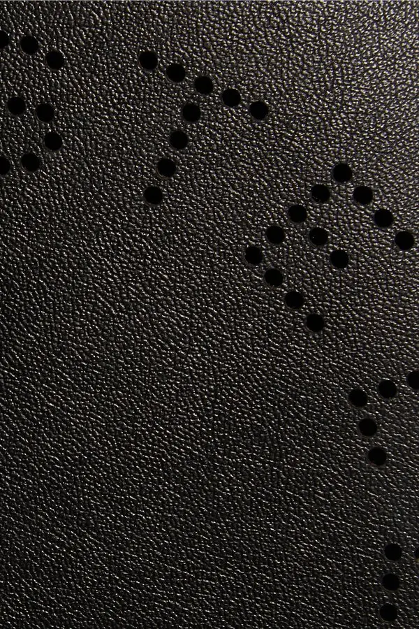 Stella McCartney Perforated Vegetarian Leather Camera Bag - Black