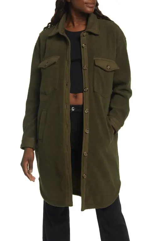 Blanknyc Long Fleece Shacket