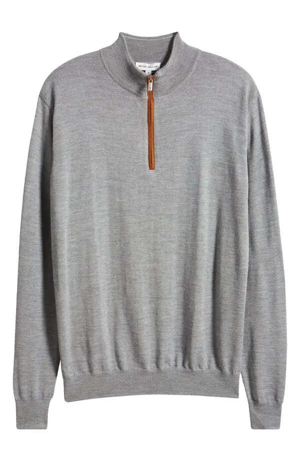 Peter Millar Autumn Crest Wool Blend Quarter Zip Pullover
