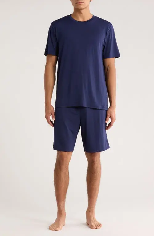 Nordstrom Cooling Short Pajamas - Navy Peacoat