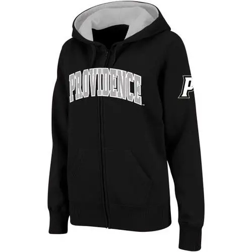 COLOSSEUM Stadium Athletic Providence Friars Arched Name Full-zip Hoodie - Black