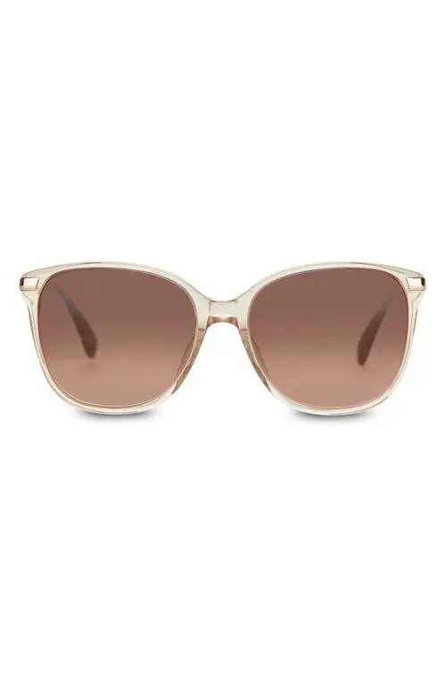 Toms 55mm Gradient Square Sunglasses - Brown