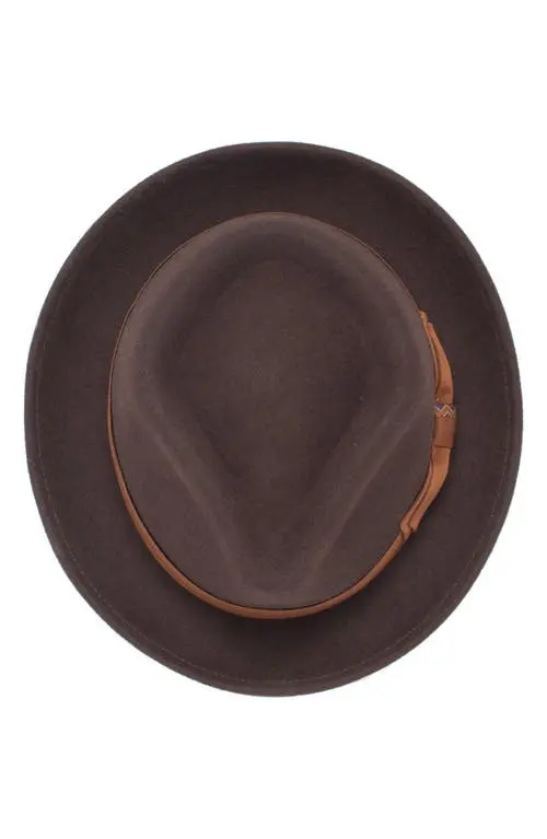 GOORIN BROS Fabyan Park Wool Pork Pie Hat - Brown