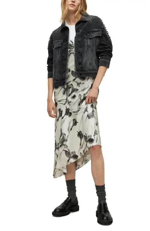 ALLSAINTS Studded Denim Trucker Jacket