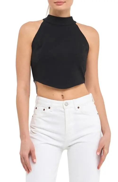 Endless Rose Halter Neck Crop Top