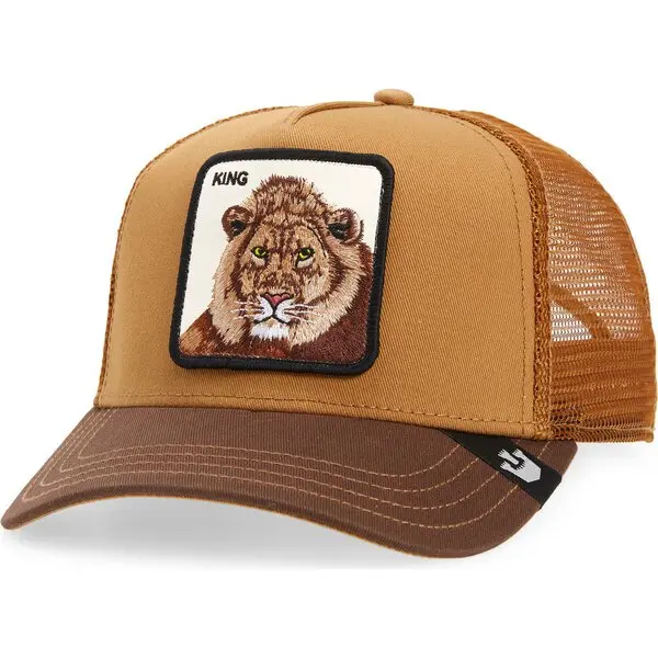 GOORIN BROS Lion Patch Trucker Cap - Whiskey