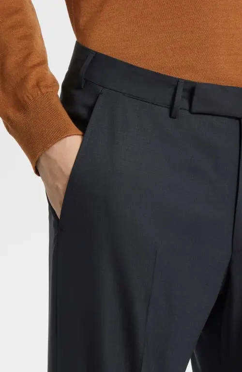 Zegna High Performance™ Wool Trousers - Navy