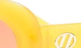 Le Specs Outta Trash 53mm Oval Sunglasses