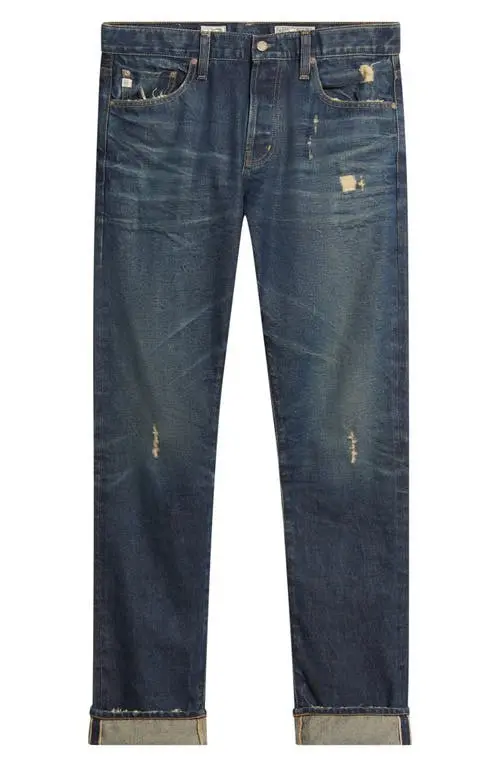Ag Tellis Slim Heritage Rigid Selvedge Jeans - 3 Years Golden Hour