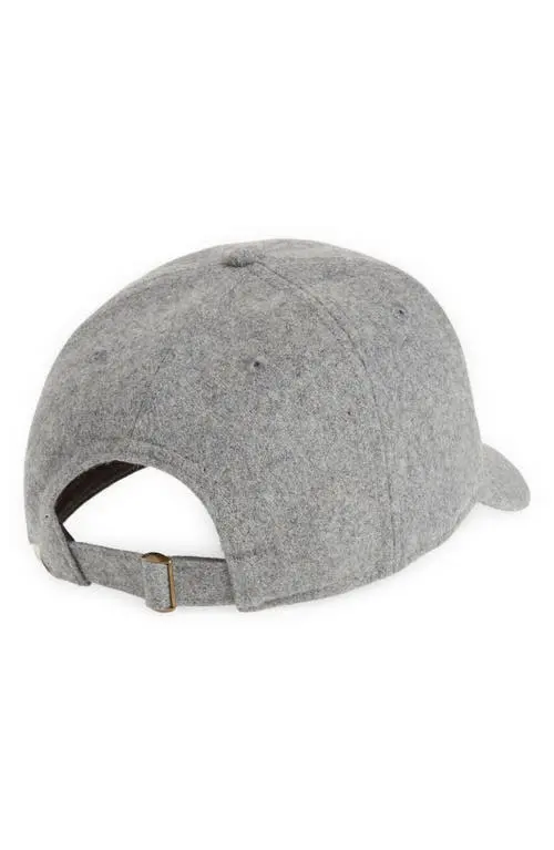 Madewell Wool Blend Baseball Cap - Heather Medium Grey