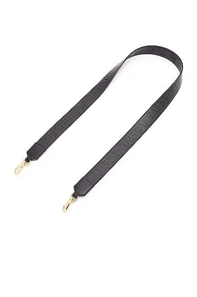 Loewe Anagram Solid Strap In Chocolate