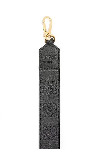 Loewe Anagram Solid Strap In Chocolate