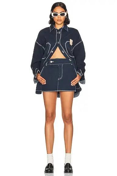 HELSA Low Rise Mini Skirt
