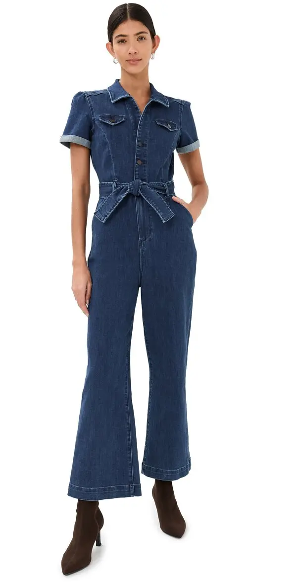 Paige Anessa Short Sleeve Jumpsuit - Jilena