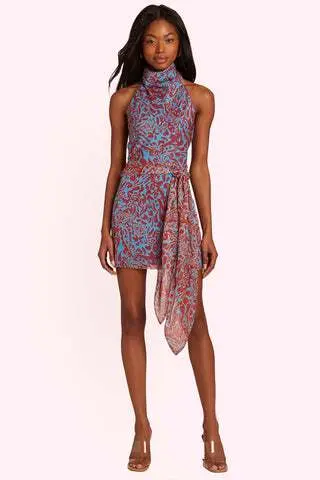amanda uprichard sandrine dress green Amanda Uprichard Aurela Halter Gown in Jungle – Suite 201 main image 1