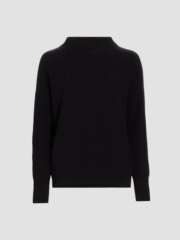 Vince Funnelneck Cashmere Sweater - Black