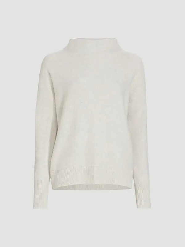 Vince Funnelneck Cashmere Sweater - Platinum