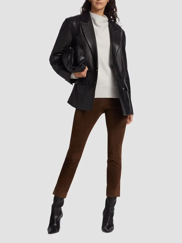 Vince Funnelneck Cashmere Sweater - Platinum