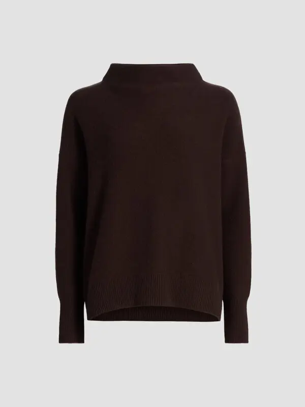 Vince Funnelneck Cashmere Sweater - Truffle