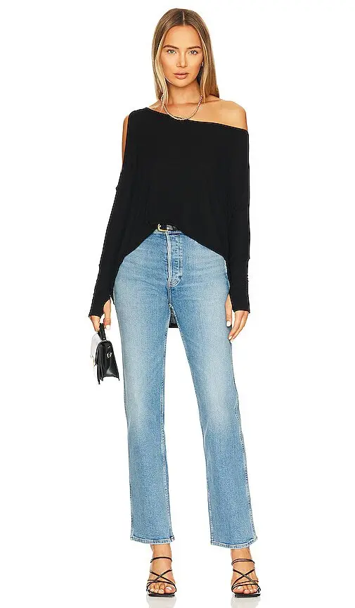 Michael Lauren Deuce Oversized Top