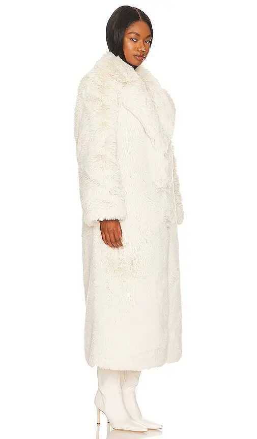 CAMILA COELHO Francisca Faux Fur Coat