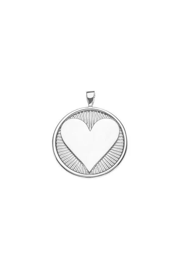 JANE WIN Love Hearts Find Me Pendant - Silver