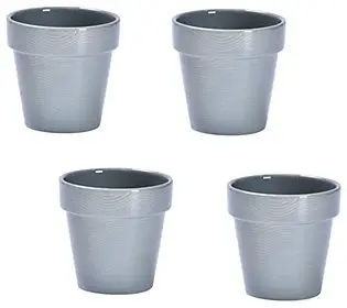 TEMP-TATIONS Woodland Set Of 4 Flower Pot Cups - One-color