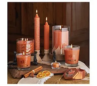 ROOT CANDLES Root 9' Timberline Collenette Taper Candles Box Of 4