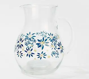 TEMP-TATIONS 2.5-quart Illuminated Glass Pitcher - One-color
