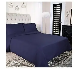 SUPERIOR Solid Cotton Percale Duvet Cover Set, Win