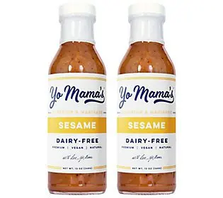 YO MAMA'S FOODS Yo Mama's 13-oz Asian Sesame Dressing & Mar Inade - One-color