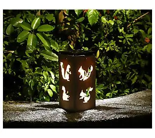 TECHKO Solar Decorative Portable Lantern Squi Rrel