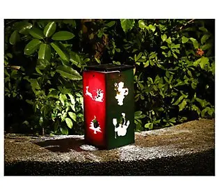TECHKO Solar Decorative Portable Lantern Chri Stmas