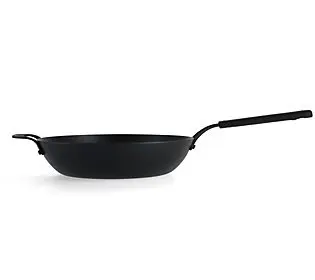 OXO 12' Black Steel Wok With Helper Handle & Si Icone Sleeve - One-color