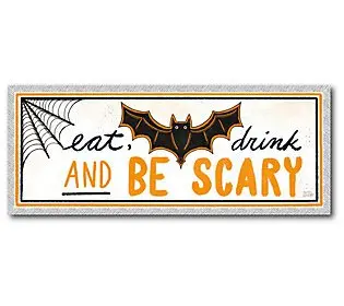 COURTSIDE MARKET Frightfully Wicked Ix 12x24 Ca Nvas Wall Art - One-color