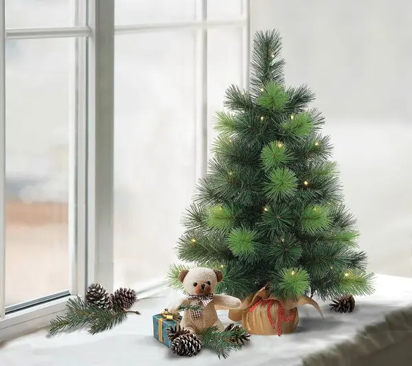 PULEO INTERNATIONAL Puleo 2' Table Top Artificial Christmas Tree