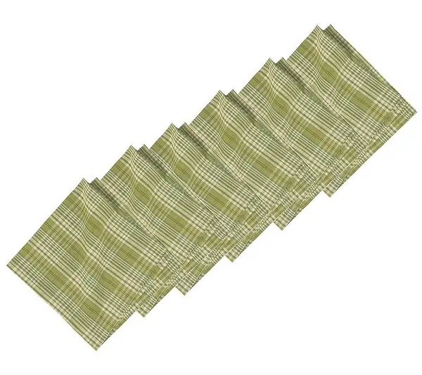 VALERIE PARR HILL Holly Plaid Set Of 6 Napkins Valerie - One-color