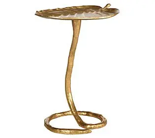 SAFAVIEH Mina Metallic Foil Petal Side Table - One-color