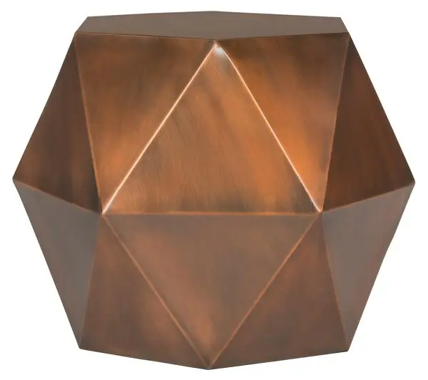 SAFAVIEH Astrid Faceted Side Table - One-color