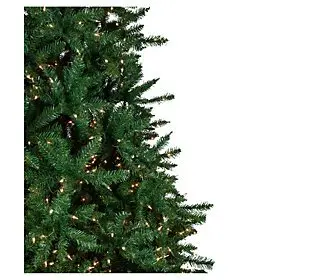 NORTHLIGHT 9' Pre-lit Twin Falls Pine Christmas Tree