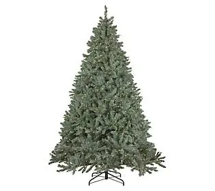 NORTHLIGHT 7.5' Pre-lit Full Newport Spruce Chr Istmas Tree - One-color