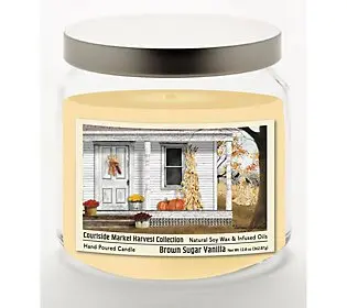 COURTSIDE MARKET Autumn Porch 12.8-oz Candle Gl Ass Jar - One-color