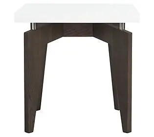 SAFAVIEH Josef Retro Lacquer Floating Top Lacqu Er End Table - One-color