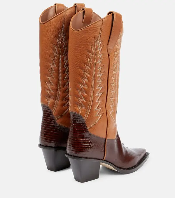 Paris Texas Rosario Leather Cowboy Boots